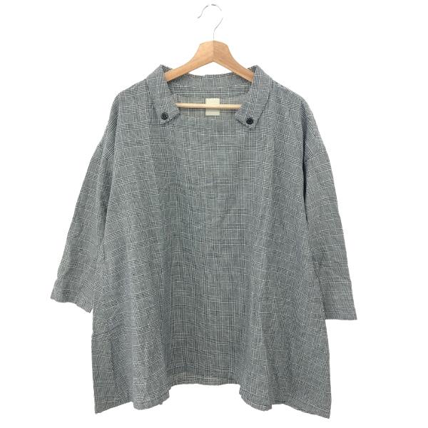 【ブランド名】BASCO　バスコ【メーカーサイズ】サイズ:2※サイズはメーカーにより若干異なりますのでご注意下さい。【管理番号】240001165235【仕様】長袖ブラウス チェック柄/プルオーバー   コットン100％【コンディション】A...