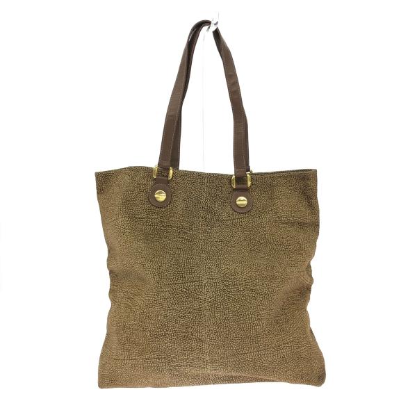 【ブランド】Borbonese　ボルボネーゼ【仕様】ウズラ柄/レザー【状態詳細】Aランク【外側】スレ・金具スレ・ハンドルよれ【内側】【管理番号】240001174053