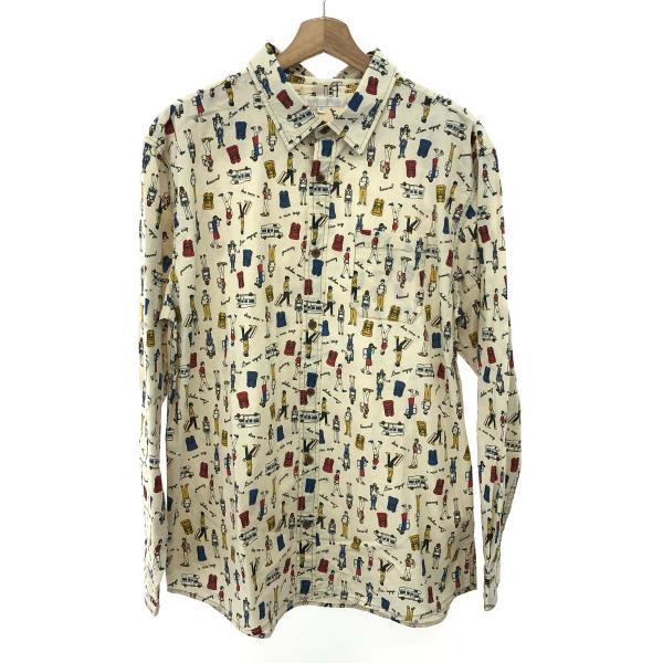 【ブランド名】POWER TO THE PEOPLE　パワートゥザピープル【メーカーサイズ】サイズ:LL※サイズはメーカーにより若干異なりますのでご注意下さい。【管理番号】240001175592【仕様】長袖シャツ コットン   【コンディ...