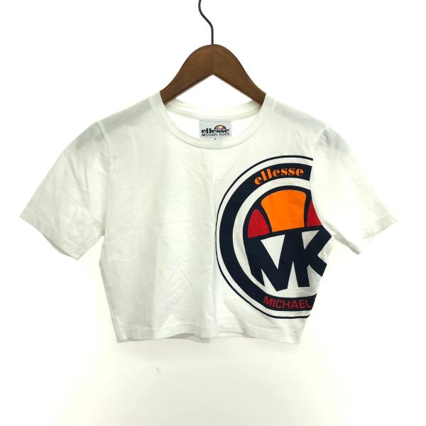 【ブランド名】MICHAEL KORS　マイケルコース【メーカーサイズ】サイズ:S※サイズはメーカーにより若干異なりますのでご注意下さい。【管理番号】240001177180【仕様】ロゴオーガニックコットンクロップドトップ MS250NC9...