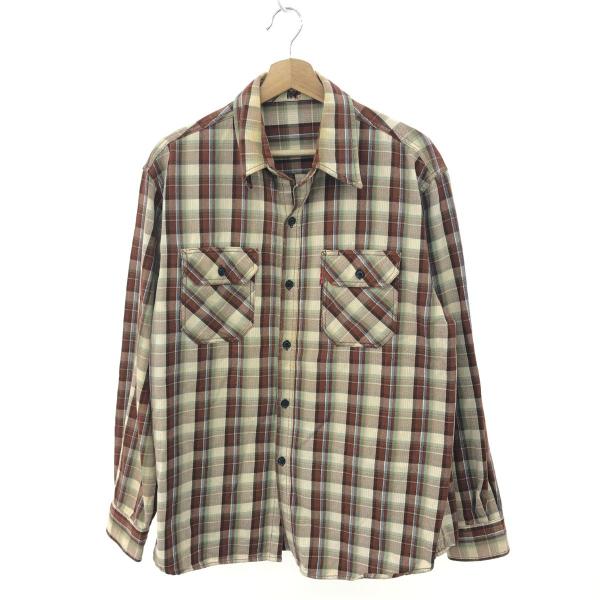 【ブランド名】LEVI'S RED TAB　リーバイスレッドタブ【メーカーサイズ】サイズL※サイズはメーカーにより若干異なりますのでご注意下さい。【管理番号】240001180809【仕様】長袖シャツ 90ｓコットン/チェック柄   【コン...