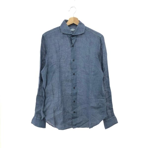 【ブランド名】GALLIPOLI camiceria　カミチェリア【メーカーサイズ】サイズ:39※サイズはメーカーにより若干異なりますのでご注意下さい。【管理番号】240001181431【仕様】カッタウェイシャツ リネン   【コンディシ...