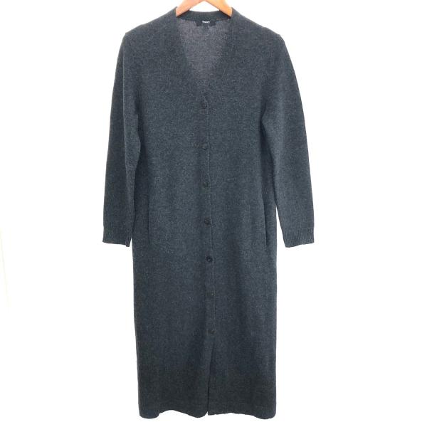 【ブランド名】theory　セオリー【メーカーサイズ】サイズ:S※サイズはメーカーにより若干異なりますのでご注意下さい。【管理番号】240001182306【仕様】Lana Cash Full Lngth Cadi ロングカーディガン/ウー...