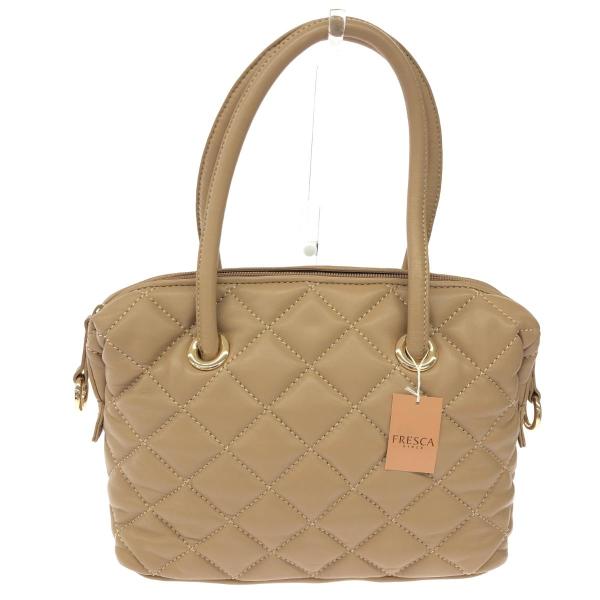 【ブランド】Fresca (銀座ヨシノヤ)　フレスカ【仕様】キルティング/レザー【状態詳細】Sランク【外側】【内側】【管理番号】240001183456