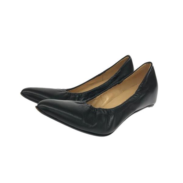 【ブランド名】pas de calais　パドカレ【メーカーサイズ】表記サイズ:36※サイズはメーカーにより若干異なりますのでご注意下さい。【管理番号】240001184728【仕様】レザーパンプス ダークブラウン   【コンディション】A...