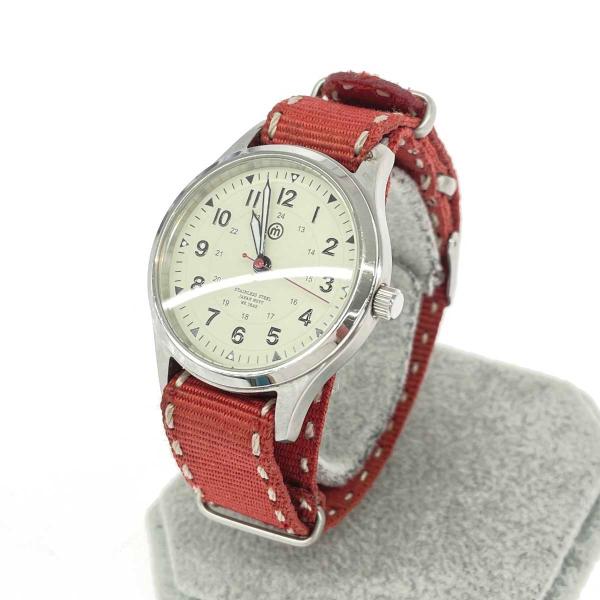 【ブランド】Movement in Motion　ムーブメントインモーション【仕様】クォーツ/SS×ナイロン/【状態詳細】Aランクケース錆付き、ベルト使用感有り※現時点で正常に動作している商品に関しましても、今後の動作は保証致しかねます。返...