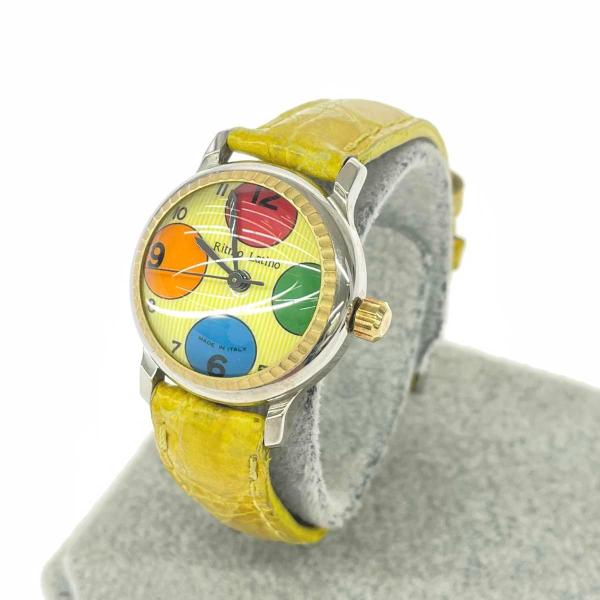 【ブランド】Ritmo Latino　リトモラティーノ【仕様】ドームガラス/SS×クロコダイルレザー/【状態詳細】Aランクベルト使用感有り 薄汚れ有り※現時点で正常に動作している商品に関しましても、今後の動作は保証致しかねます。返品・返金も...