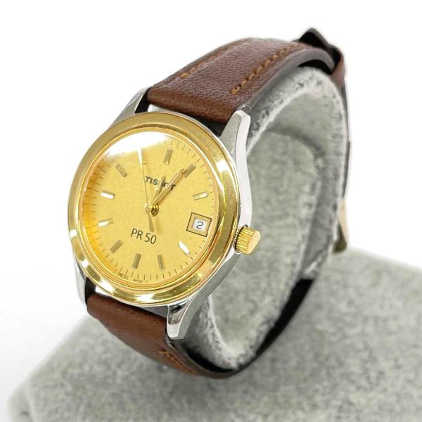 【ブランド】TISSOT　ティソ【仕様】SS×レザー/【状態詳細】Aランクケースくすみ、小傷有り ベルト擦れ有り※現時点で正常に動作している商品に関しましても、今後の動作は保証致しかねます。返品・返金もお受け出来かねますので、ご理解の上ご検...