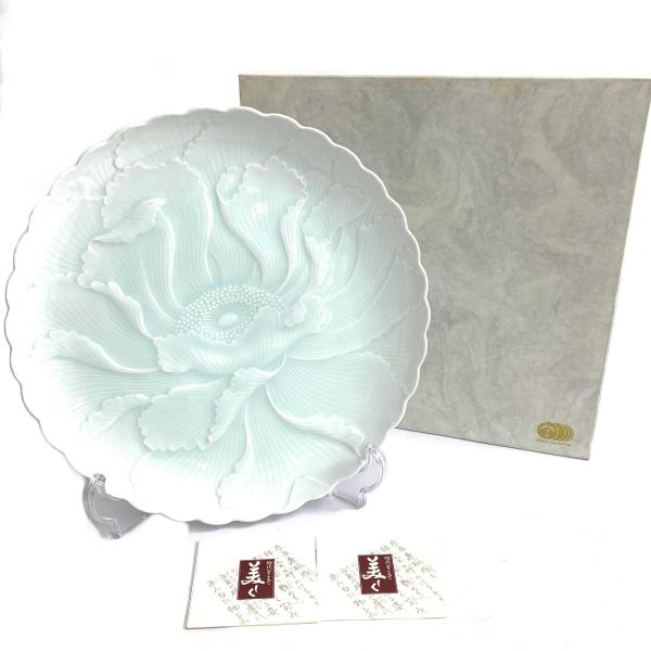 【ブランド名】KISEN　其泉【シリーズ】青白磁【付属品】画像に写っているものが全てです。【管理番号】240002230317【商品説明】【素材】【コンディション】Bランクヒビ有