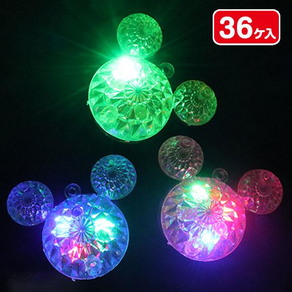 【商品詳細】とってもかわいい！フラッシュネズミペンダントです。【商品サイズ】約5×5.5×2.5cm【主な仕様】36ヶ1セット｜個包装｜光り方3パターン｜対象年齢4歳以上｜中国製【関連キーワード】おもちゃ 玩具 こども 景品 おまけ まつり...