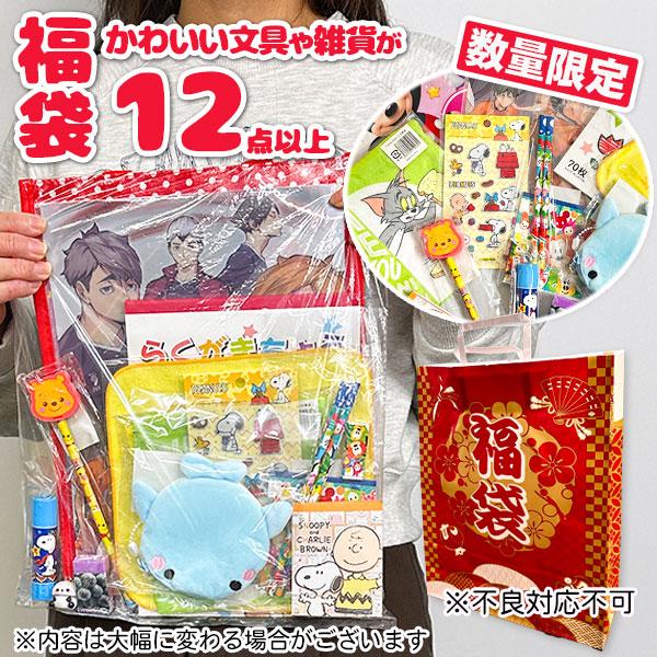 【商品詳細】文具や雑貨が入ったお得な福袋！なにが届くかはお楽しみ♪いろいろなアイテムとの出会いが楽しめます！【商品サイズ】-【主な仕様】1ヶ1セット｜文具・雑貨：12点以上｜※内容は大幅に変わる場合があります｜[詰め合わせ商品について]こち...