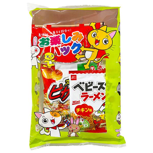 【商品詳細】お菓子とおもちゃがセットになったワクワクの袋です♪プレゼントやおみやげにピッタリです♪【商品サイズ】約23×18×5cm(パッケージサイズ)【主な仕様】1組1セット｜お菓子：6点、玩具：1点｜玩具：対象年齢3歳以上｜重量：約11...
