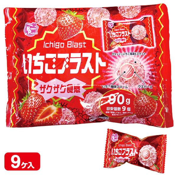 【商品詳細】ザクザク食感がたまらない！いちごの甘酸っぱさとチョコの甘さが絶妙にマッチした、見た目もかわいいお菓子です☆【商品サイズ】約26.5×18.5×4cm【主な仕様】1組1セット｜内容量：90g(目安個数9個入)※自動包装の為、稀に空...