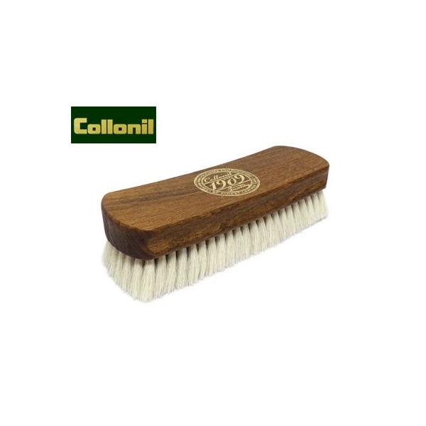 馬毛ブラシと比べると、毛が細く柔らかい山羊毛を使用したブラシです。上質な皮革の靴やバッグを艶やかに仕上げます。*愛用の革製品をお手入れする際の最終仕上げにおすすめです。原産国：ドイツ