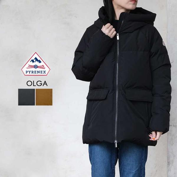 【ブランド名】PYRENEX ピレネックス【形状】ピレネックス オルガ レディース ダウン ジャケット フレンチダックダウン ブラック ブラウン 36 38 40 PYRENEX OLGA HWY056【特徴】ピレネックス自慢の高品質なフレ...