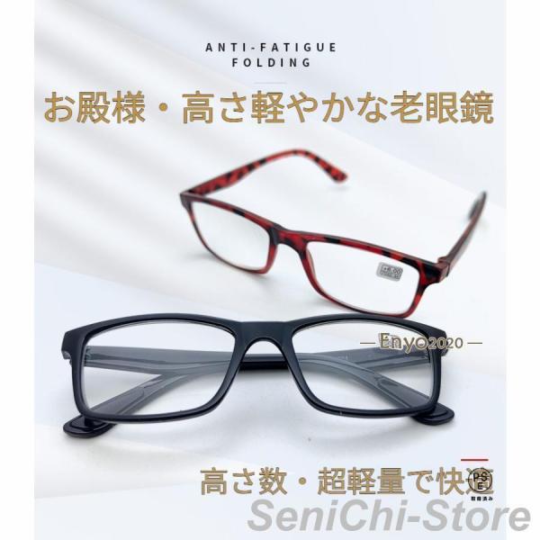老眼鏡 強度 老眼鏡 4.5 5.0 5.5 6.0 7.0 7.5 8.0 ブルーライトカット メンズ レディース 軽い 老眼メガネ 黒 男性 女性 おしゃ