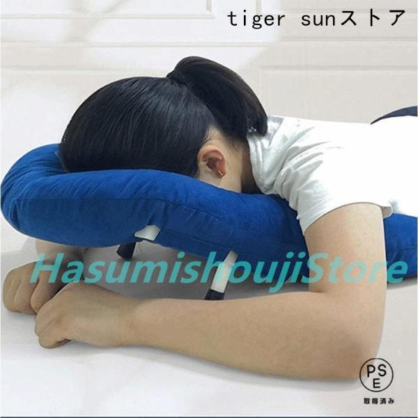 うつ伏せ 枕 医療 用 網膜横臥位枕、剥離手術後の腹臥位、眼科、横臥睡眠アーチファクト(Color:青い)