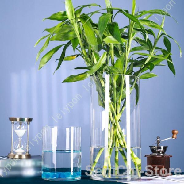 商品名: ガラス花瓶素材: ガラスサイズ：口径×高さ：10*20cm、10*25cm、10*30cm、10*35cm、10*40cm、12*20cm、12*25cm、12*30cm、12*35cm、12*40cm、15*30cm、15*35...