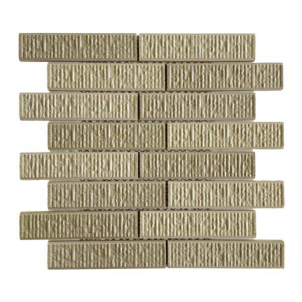 用途：屋外壁サイズ：303角ネット（148.5mm×34.8mm・16枚）／厚さ8mmブランド：LIXIL品番：HAL-35B/GRA-S3販売単位：1ネット深みのある3種の面状タイプをそろえた、全面張りにお薦めのタイルです。※色合いは、写...