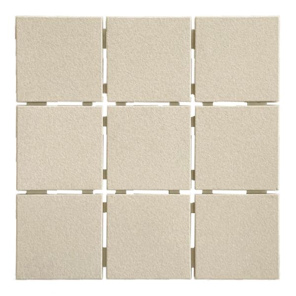 ◆ 商品画像にかかわらずタイル1枚あたりの価格です（シート単位ではありません）◆用途：床サイズ：100角（95mm×95mm）／厚さ8.5mmブランド：LIXIL品番：ML-100NET/5販売単位：1枚抗菌機能を付加したすべりにくい浴室用...