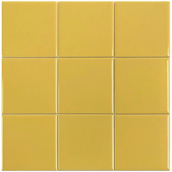 ◆ 商品画像にかかわらずタイル1枚あたりの価格です（シート単位ではありません）◆用途：屋内壁サイズ：100角（98mm×98mm）／厚さ4mmブランド：Danto品番：PY-224販売単位：1枚鮮やか色のタイルがデザインのアクセントに！数枚...