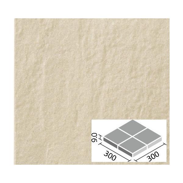 やわらかなライムストーンの質感を持ち、床タイル定番形状を揃えたパターン張りも可能なお値打ち感のある床タイルです。