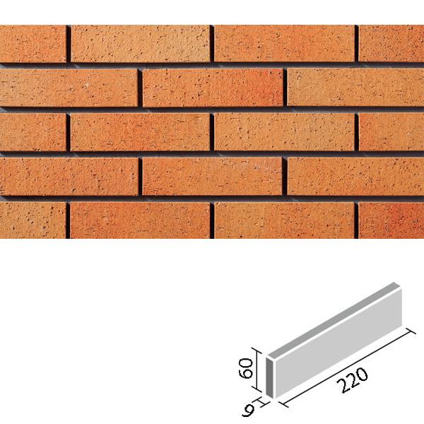 住宅外壁を華やかに仕上げるベーシックなレンガ調タイルです。