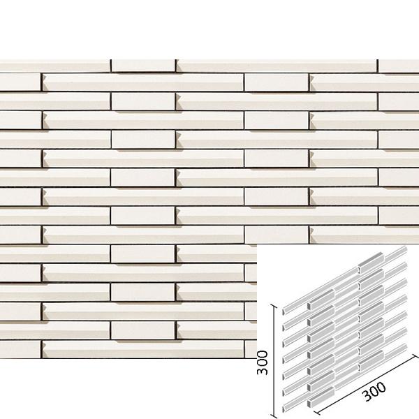 タイルピースが織り成す「光」と「影」のハーモニー。タイルならではの壁面を奏でます。