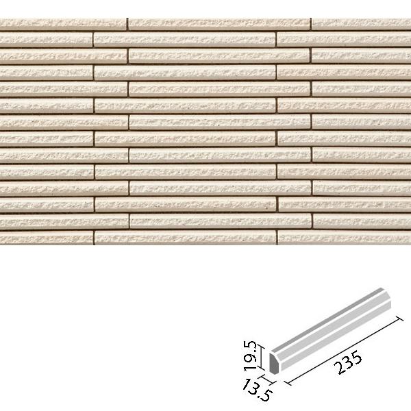 テーパーを取った割肌が織り成す、他にはない陰影感が大変印象的な外装壁タイルです。