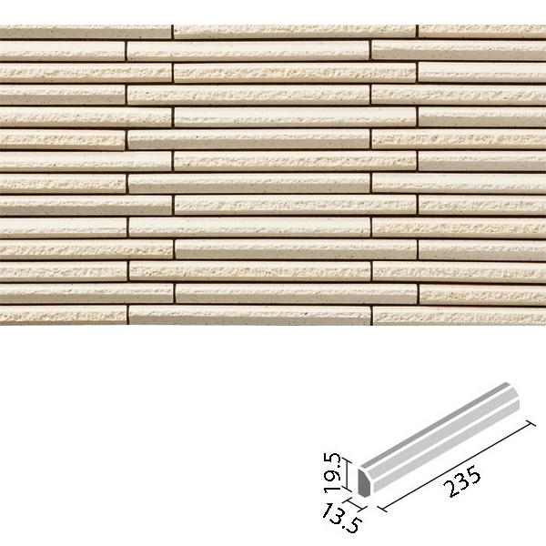 テーパーを取った割肌が織り成す、他にはない陰影感が大変印象的な外装壁タイルです。