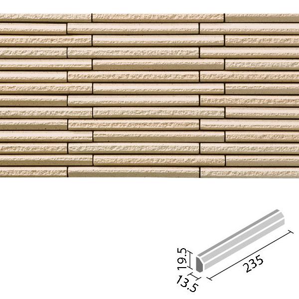 テーパーを取った割肌が織り成す、他にはない陰影感が大変印象的な外装壁タイルです。