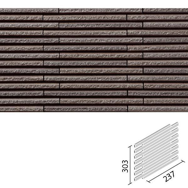 テーパーを取った割肌が織り成す、他にはない陰影感が大変印象的な外装壁タイルです。