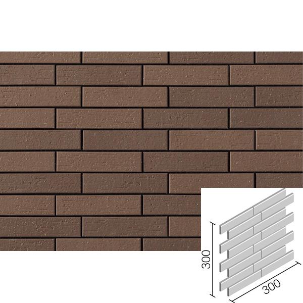 土ものの表情とラフ面状が特長の全面張りにもお薦めのタイルです。タイル表面と小端面の色を合わせることにより壁面を細部まで美しく仕上げます。
