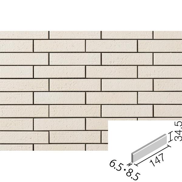 土ものの表情とラフ面状が特長の全面張りにもお薦めのタイルです。タイル表面と小端面の色を合わせることにより壁面を細部まで美しく仕上げます。