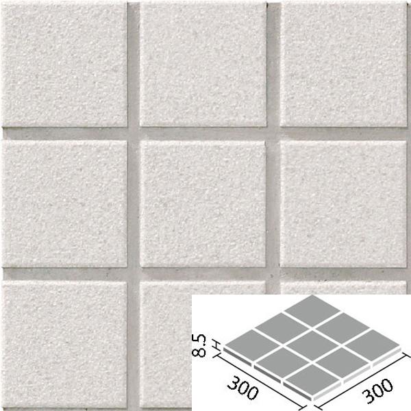 使いやすい形状・色合いを揃えた床用抗菌タイルです。住宅浴室・大浴場床にも使用できます。