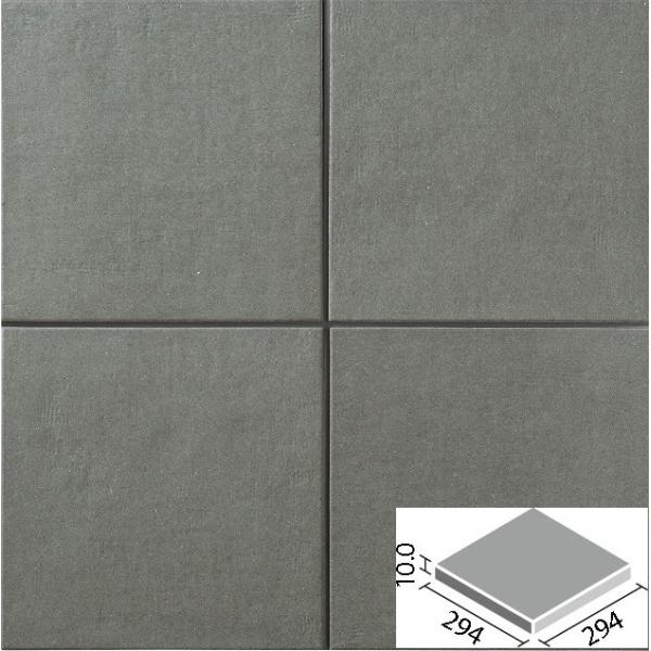 使い込まれた敷瓦をイメージした和モダン調の床タイルです。