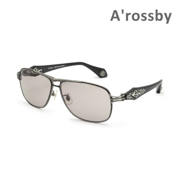 ■カラーフレーム：ガンメタシャーリング/ブラックレンズ：グレーベージュ■素材チタン一体成型・ベリ銅/Bチタン/アセテート（925 Silver Dec.）■サイズレンズ：約6×4.2cm、ブリッジ：約13mm、テンプル：約13.5cm、横幅...