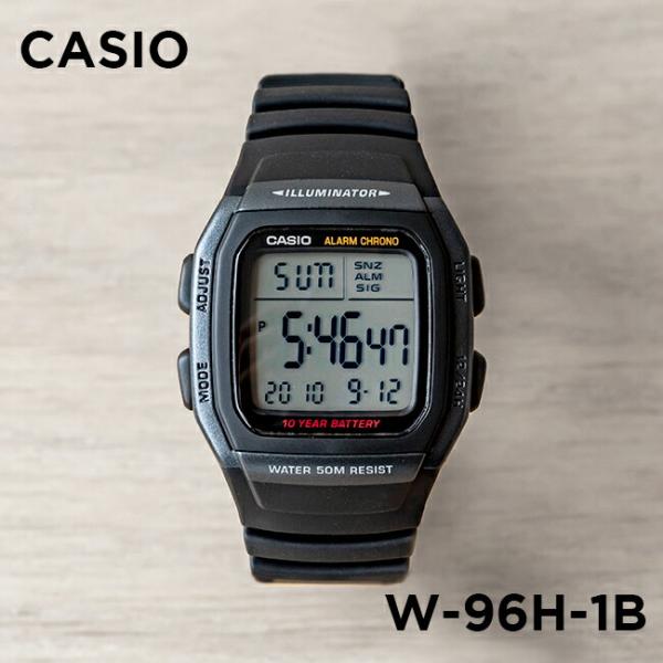 10年保証 日本未発売 CASIO カシオ スタンダード W-96H-1B 腕時計 メンズ レディース キッズ 子供 男の子 女の子 チー :w96h-1bv:TIME LOVERS - 通販 ...