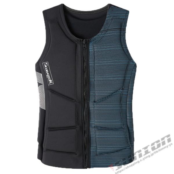 【商品情報】◇海や川、湖に出かける機会が多くなる季節、水遊びや魚釣り等に欠かせないアイテムです。◇表裏：ネオプレーン素材、浮力材：EPEフォーム、◇メッシュ生地は高い通気性を発揮して、着心地は抜群。◇ストラップは調整可能、体にフィット感UP...