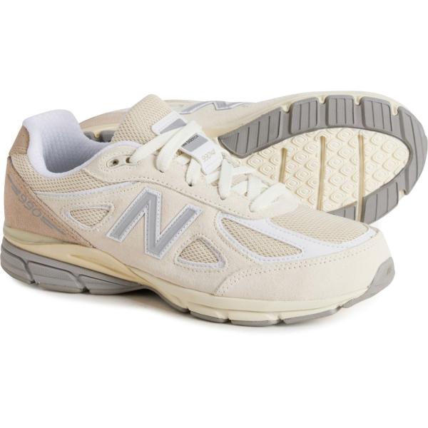 【商品名】ニューバランス 990v4 ベージュ ワイドNew Balance Boys 990v4 Big Kids 大人OK※※箱に表記されているサイズとレディース参考サイズは一致しない場合がございます。※※※※キッズサイズの990v4は...