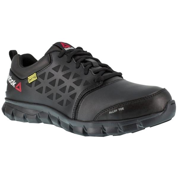 【商品名】リーボック サブライト クッション 安全靴 DIY 作業 先合金 スリップ防止Reebok Sublite Cushion Slip Resistant Alloy Toe Work Shoes【カラー】Black【幅】標準