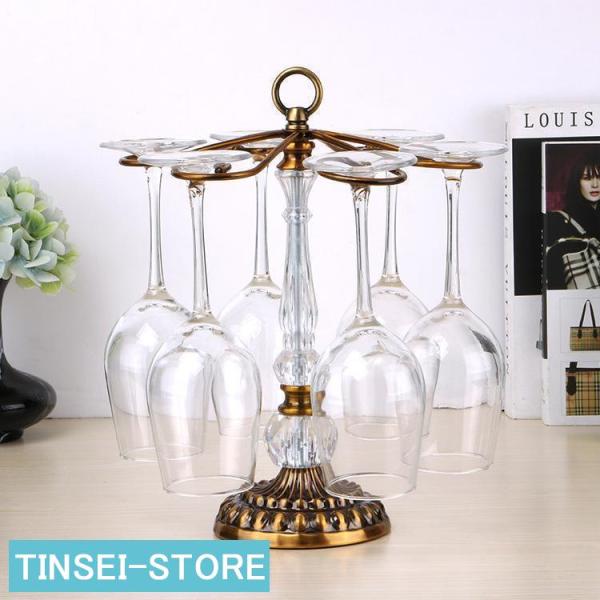 商品名:ワイングラスホルダー 卓上収納 自立式 吊り下げ収納 6個掛用 ワイングラススタンド 乾燥ラック グラスハンガー ホーム用 キッチン用品 アンティーク風 安定感                            商品説明:ワイン...