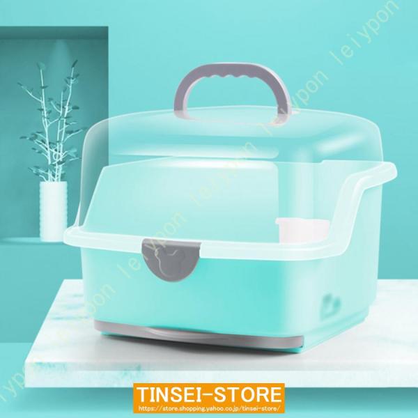 商品の説明簡単のカラフルでおしゃれな哺乳瓶乾燥ラックです。サイズ：A=34.5*33*25cm（スタンド棒*5、収納バケツ*1）。具体的なデザインは製品図を見てください。注意：哺乳瓶、コップなどは含まれていません。無毒性PP素材を採用して、...