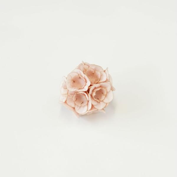 fuji S イヤリング / ピアス ピンク（片耳）【サイズ】全長約2.5cm（金具部分を除く）【素材】紙：RPFナオロン（リサイクルペットファイバーナオロン）金具：真鍮（メッキコーティング）箱付き※ピアスはフープ状の金具に本体がぶら下がる...