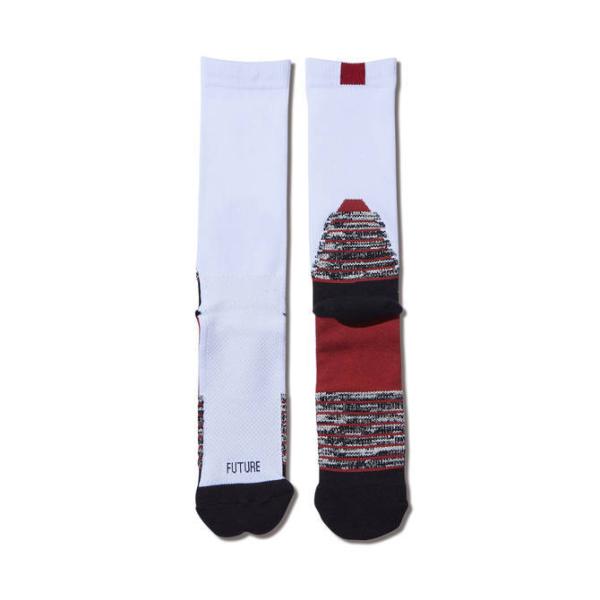 Product No:121-041021Color:WHITEMaterial:ポリエステル 40%、コットン 36%、アクリル 10%、ナイロン 10%、ポリウレタン 4%Size：S M LFUTURE SOCKSをさらにスポーツユー...