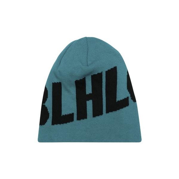COOLMAX 素材で編み立てたビーニー。BLHLC BIG LOGO入り。 ALLDAY ALLNIGHT EVERYWHERE ANYWHERE Color : tile blue ONE SIZE