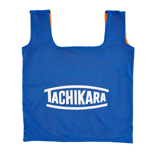 TACHIKARA ORIGINAL BALL SACは、球技スポーツでおなじみのメッシュビブスからサンプリングされたオリジナルのボールサックです。ボールやシューズ収納用のメッシュバッグとして、また日々の生活でのエコバッグとしてどうぞご活用...