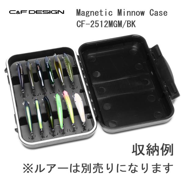 45〜60mmのトリプルフックを装着した渓流用ミノー12本を収納できるルアーケースです。底部に内蔵された24個の強力なネオジウムマグネットがミノーを立たせたまま保持しフックの絡みを防止します。取り出しやすく仕舞いやすいのでルアーの交換がスマ...