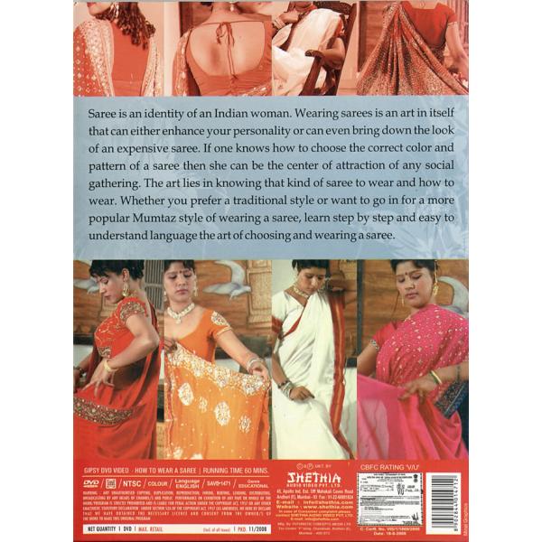 【発売日：2009年02月24日】Step by Step How to Wear a Saree - サリーの着付けチュートリアルDVD / 着付け、2008 インド映画 Shethia エスニック衣料 【エスニック・アジアン衣料