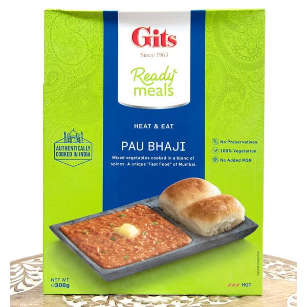 【発売日：2013年09月14日】パブ パジ - Pau Bhaji - ジャガイモと野菜のカレー 【Gits】 / Gits、インド料理、インド、レトルト Gits（ギッツ） インド アジアの食材 【インドとアジアン食品・食材